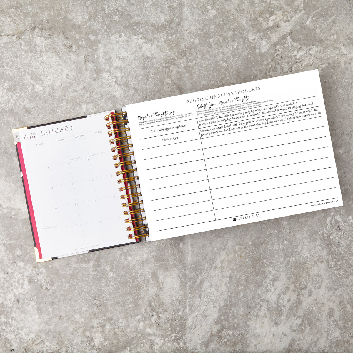 Shifting Negative Thoughts Printable - Hello Day
